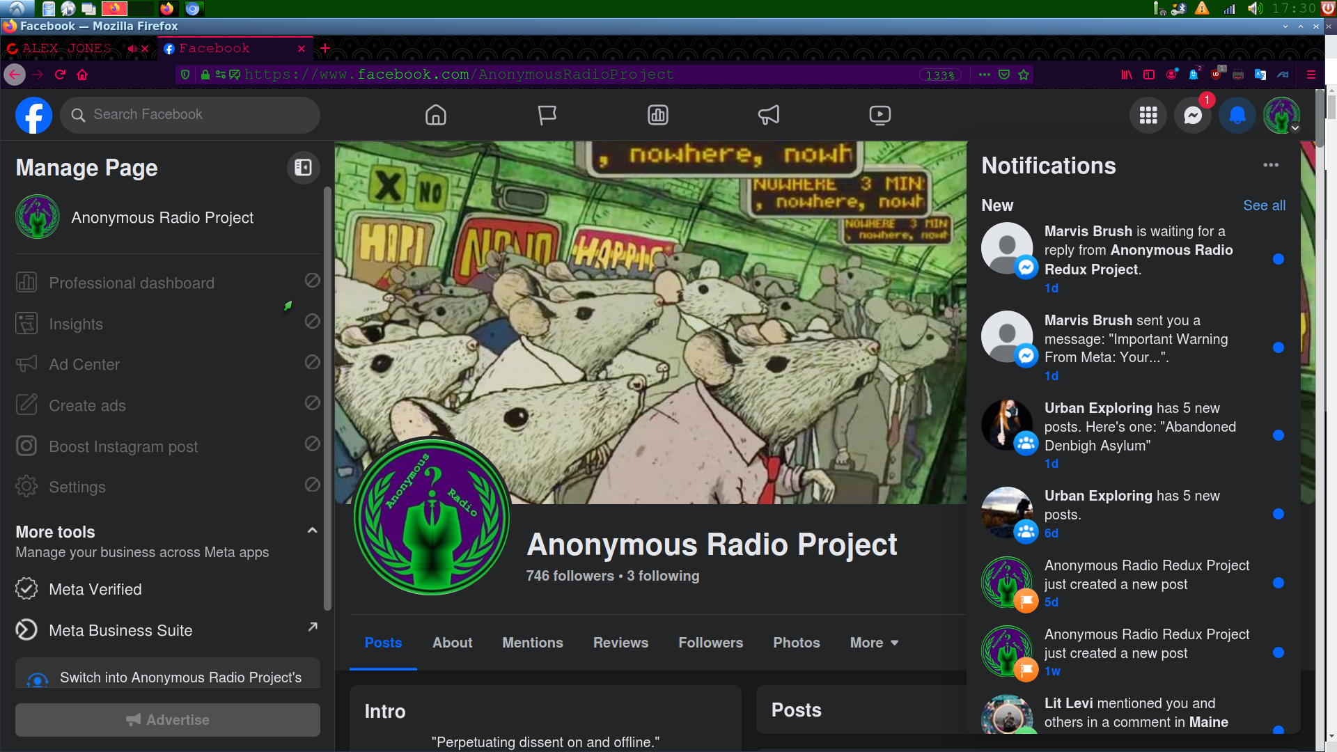 Anonymous Radio Redux – "Perpetuating a culture of dissent by promoting ...